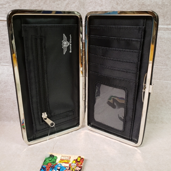 Buckle Down | Other | Avengers Marvel Comics Retro Bifold Hinge Wallet ...